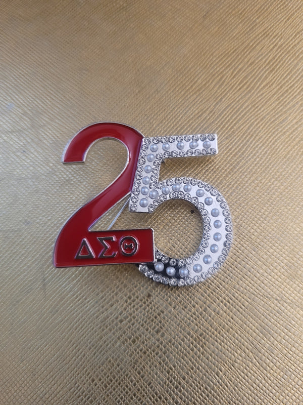 DST Anniversary pins - Greek CertiPHIed Apparel
