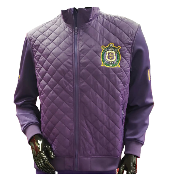 Omega Quilted Jacket - Greek CertiPHIed Apparel