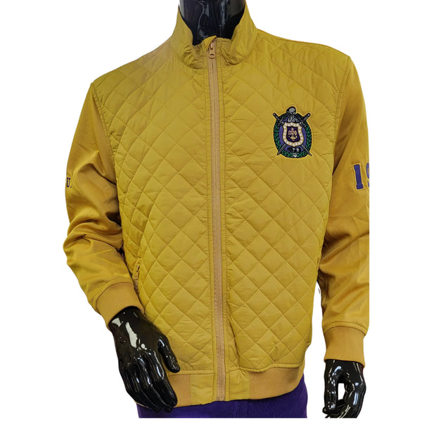 Omega Quilted Jacket - Greek CertiPHIed Apparel