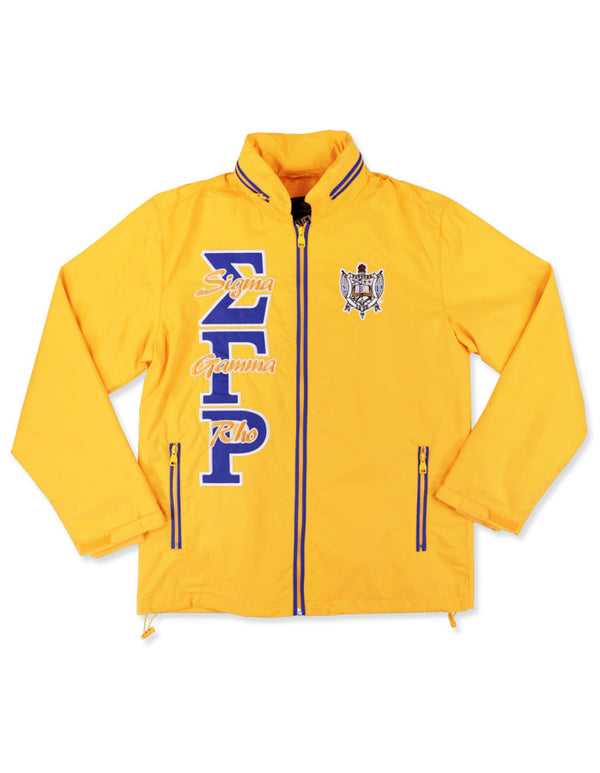 NEW S G Rho Windbreaker - Greek CertiPHIed Apparel