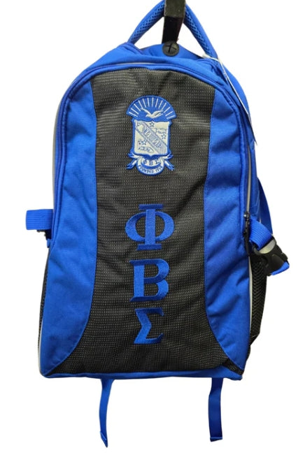 Sigma Two-toned Backpack - Greek CertiPHIed Apparel