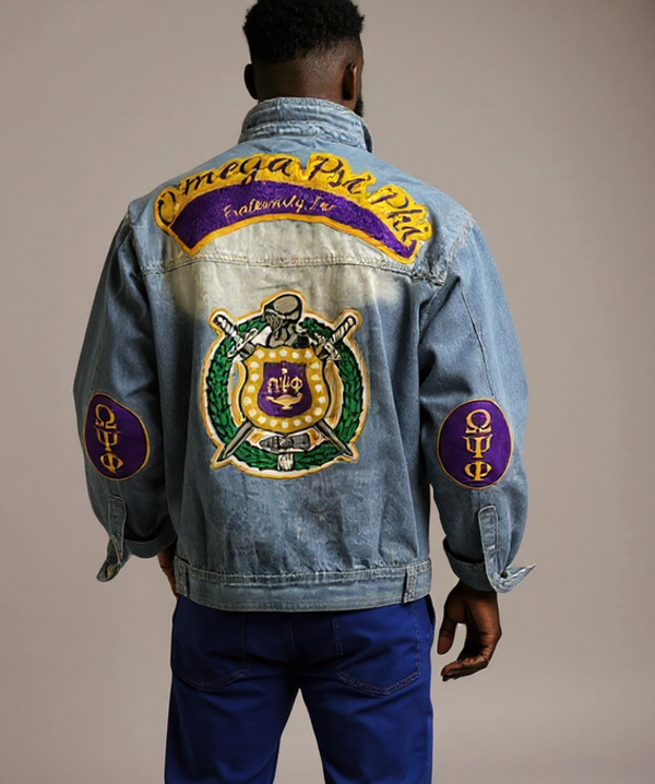 Omega Denim Jacket - Greek CertiPHIed Apparel