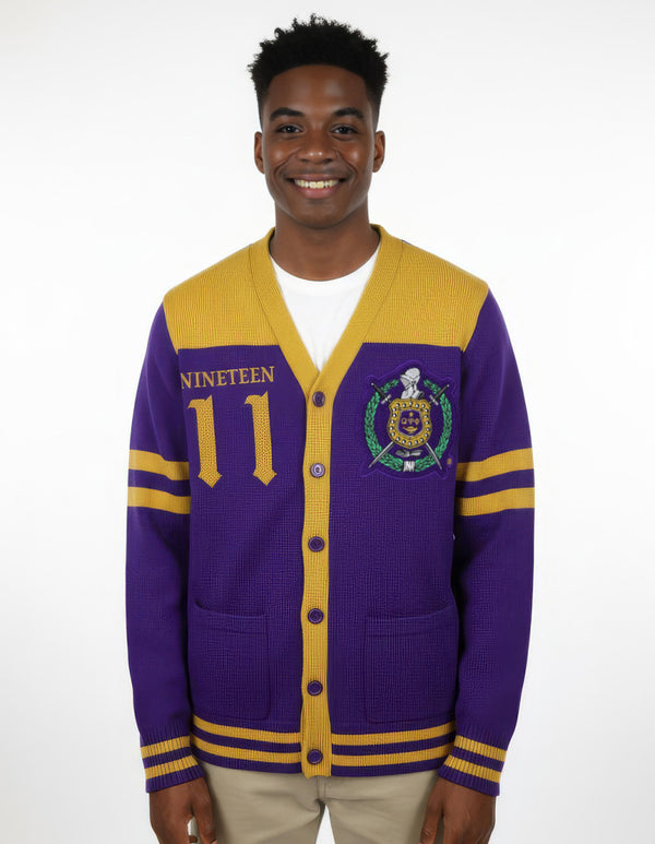 Omega Button-down Sweater - Greek CertiPHIed Apparel