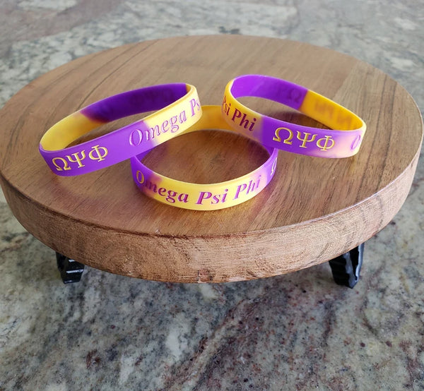 Omega Silicon Bracelets - Greek CertiPHIed Apparel