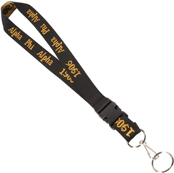 Classic Woven Alpha Lanyard - Greek CertiPHIed Apparel