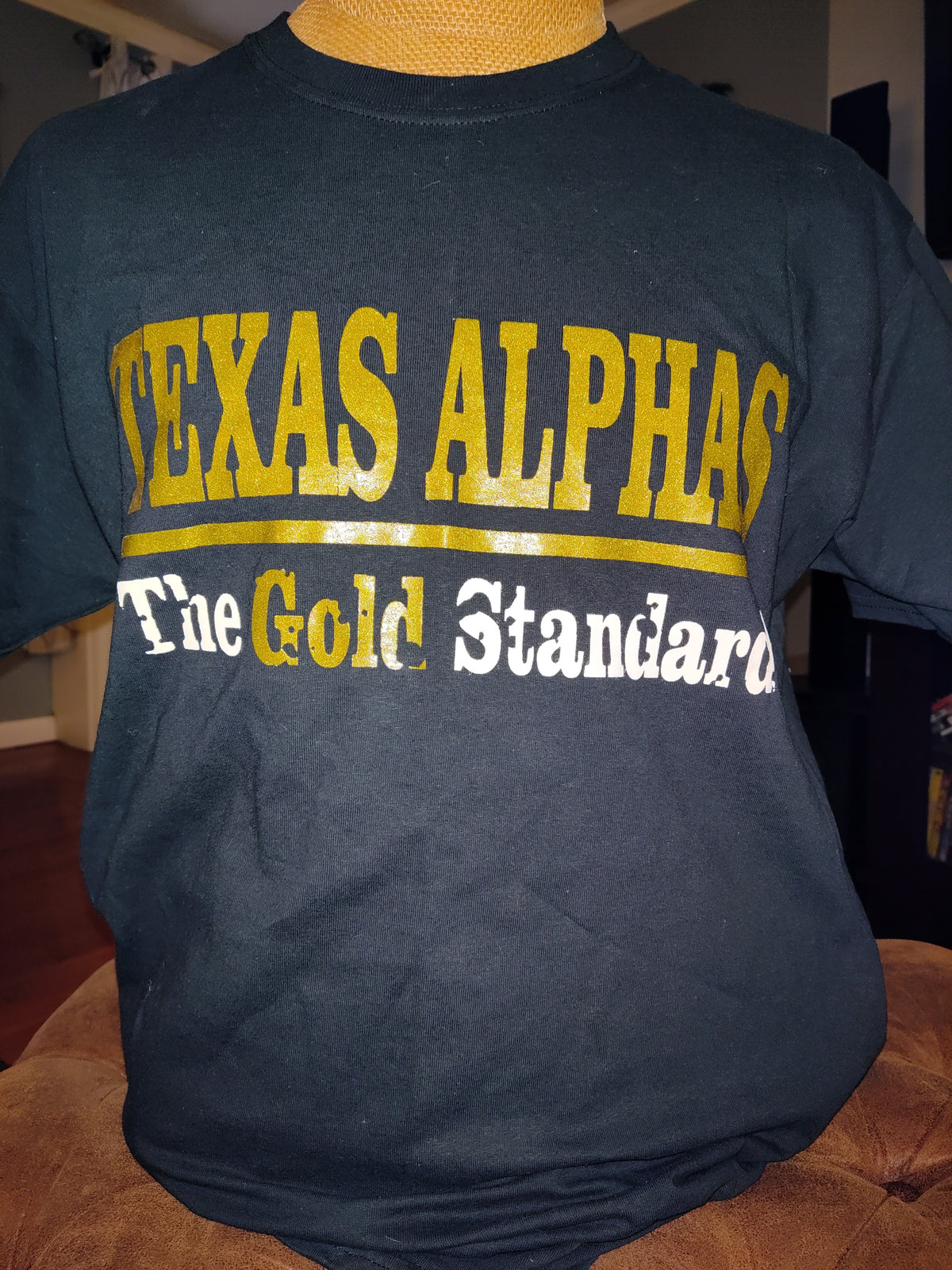 Texas Alphas- The Gold Standard Tee - Greek CertiPHIed Apparel