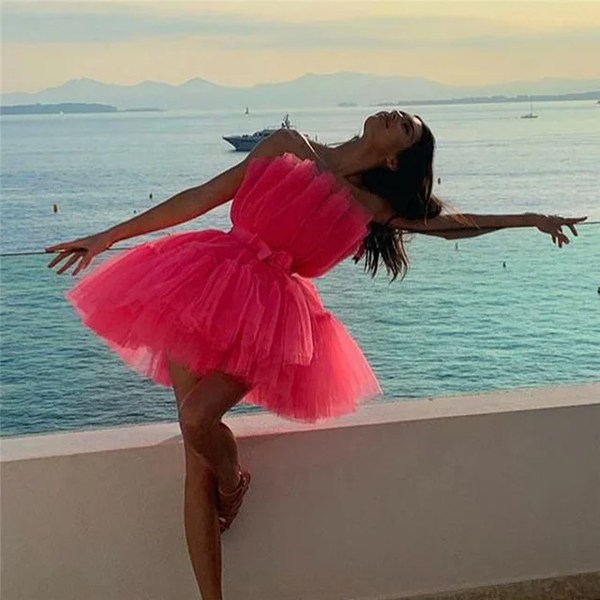 Ruffle Tulle Tutu Dress - Greek CertiPHIed Apparel
