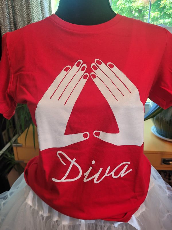 Diva Tee - Greek CertiPHIed Apparel