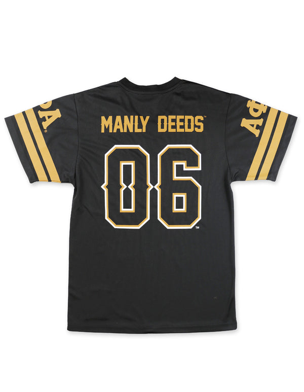 ALPHA FOOTBALL JERSEY TEE - Greek CertiPHIed Apparel