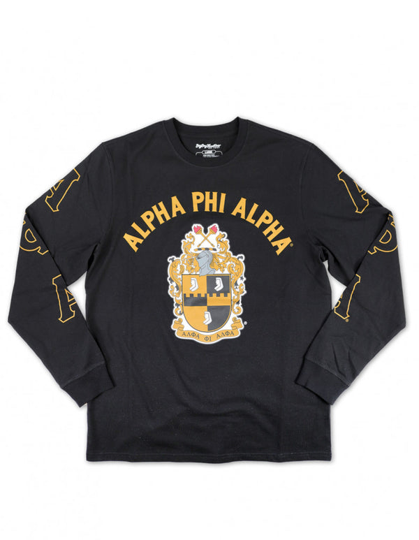 Alpha Long Sleeve Tee - Greek CertiPHIed Apparel