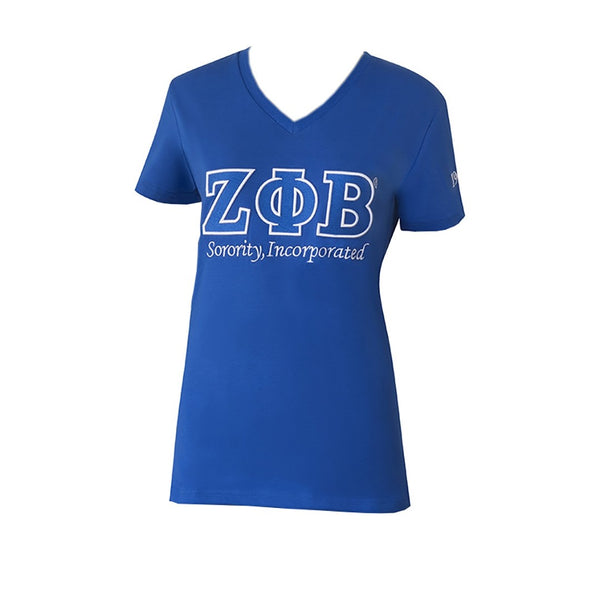 Zeta 3D V Neck Luxury Tee - Greek CertiPHIed Apparel